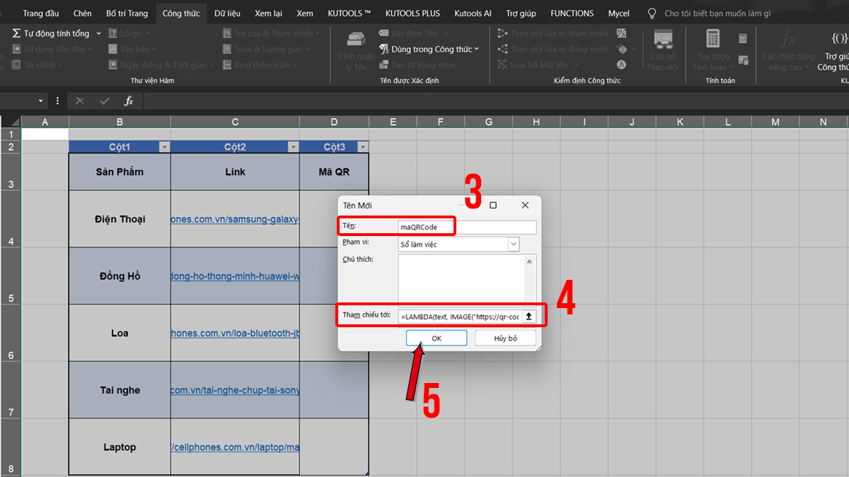 3 cách tạo mã QR trong Excel đơn giản, nhanh chóng nhất